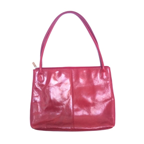 HOBO | Bags | Vintage Hobo Leather Laptop Tablet Work Bag Red | Poshmark
